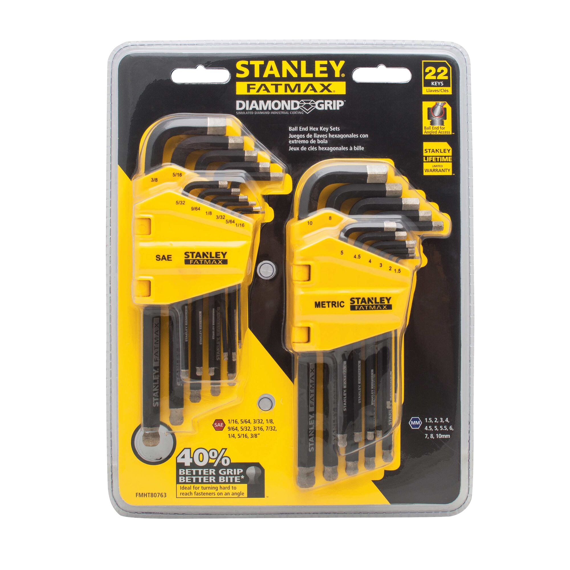 22 pc STANLEY® FATMAX® Simulated Diamond Tip Hex Key Set Price in ...